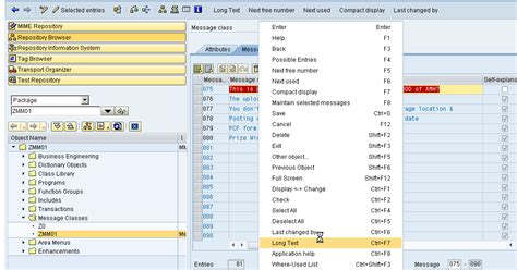 SAP ABAP Tips And Tricks Edit Message Document