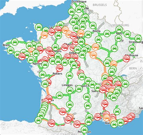 Haut 95 Imagen Carte Des Autoroutes De France Fr Thptnganamst Edu Vn