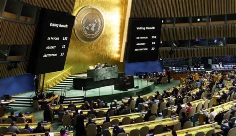 Majelis Umum PBB Sepakati Resolusi Gencatan Senjata Di Gaza Foto