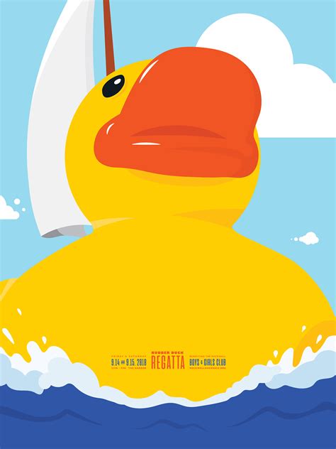 Rubber Duck Regatta Poster Indigo Award Winner 2019