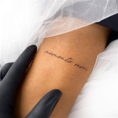 Collection 94 Wallpaper Memento Mori Script Tattoo Updated