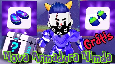 PK XD NOVA ARMADURA DO NIMDA GRÁTIS PEGUE AGORA SUAS CAIXAS SURPRESAS