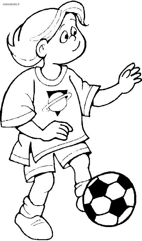 DISEGNI CALCIO 1 Disegni Per Bambini Da Stampare E Colorare By Colora