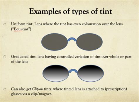 Ophthalmic Lens Tints Flashcards Quizlet
