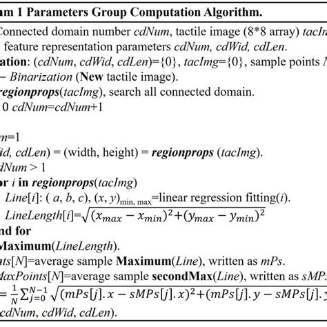 parameter group computation download scientific diagram