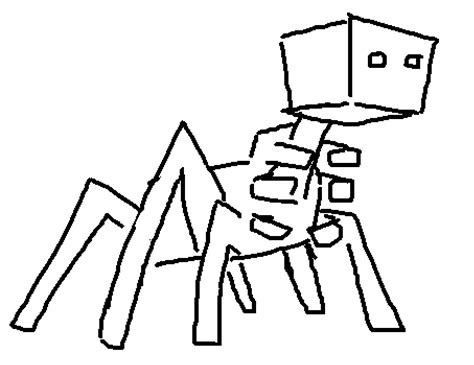 Minecraft Mutant Enderman Coloring Pages