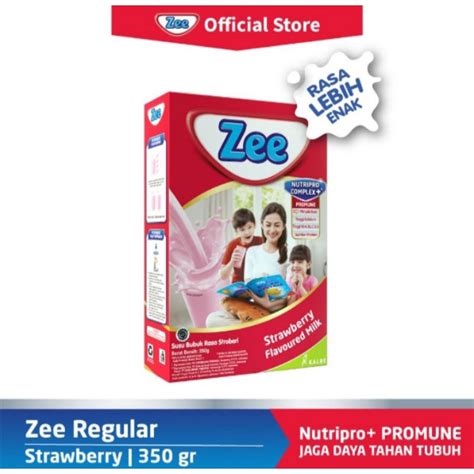 Jual SUSU ZEE PLATINUM REGULER 350GR COKLAT STRAWBERRY VANILA MADU