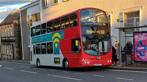 Xplore Dundee Volvo B7TL Wright Eclipse Gemini 2824 BX54 XTC On Service