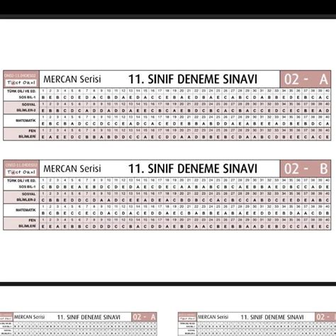 11 sınıf Testokul Mercan AYT 02 2 deneme cevap anahtarı Eodev