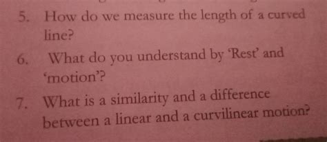 5 how do we measure the length of a curved line 6 what do you understa