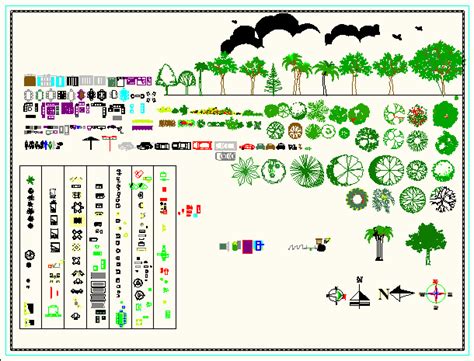 Planos De Bloques De Arboles En DWG AUTOCAD Arboles En Alzado