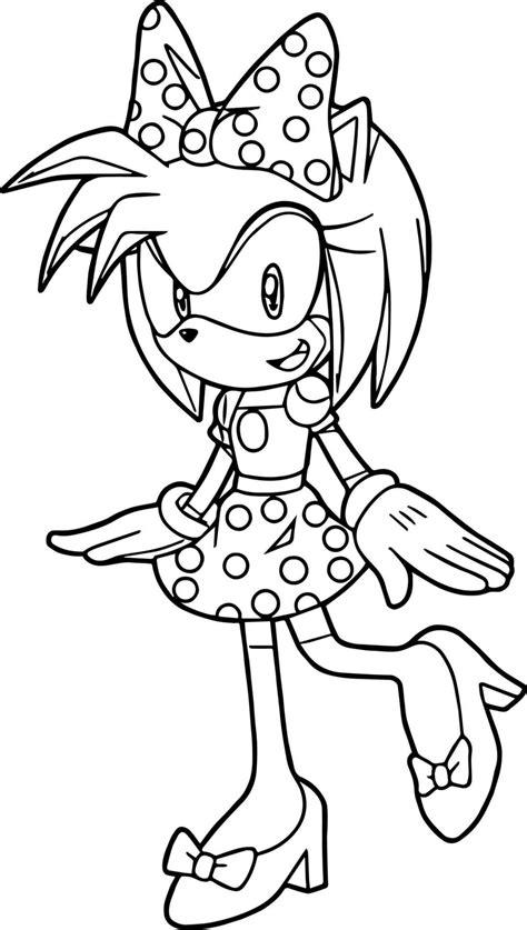 Desenhos De Amy Rose Para Colorir Wonder Day Desenhos Para Colorir
