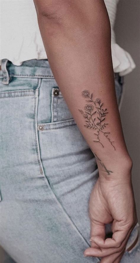 Flower Tattoos For Women On The Wrist