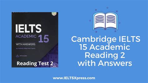 Cambridge Ielts Academic Reading Test With Answers