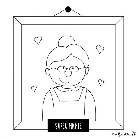 13 Excellent Coloriage Pour Mamie A Imprimer Image COLORIAGE