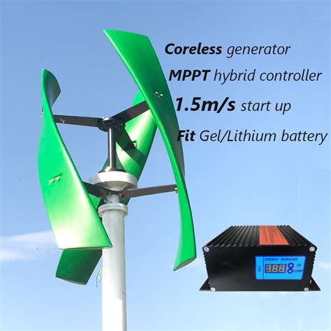 Vertical Home Use W W W Wind Turbine Generator China Max