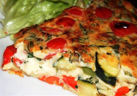 Quiche aux légumes sans pâte Les recettes de Virginie