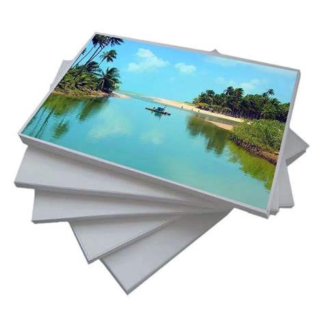 Papel Fotogr Fico Glossy G Folhas