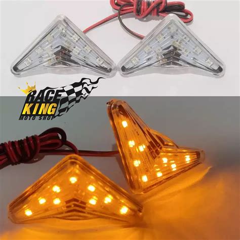 Jual Lampu Sein Segitiga Led Sen Tempel Mini Set Pcs Kiri Kanan