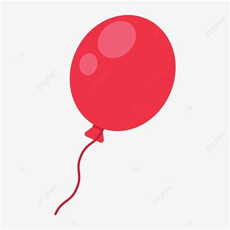Material Transparente De Dibujos Animados De Globos Rojos Png Globo
