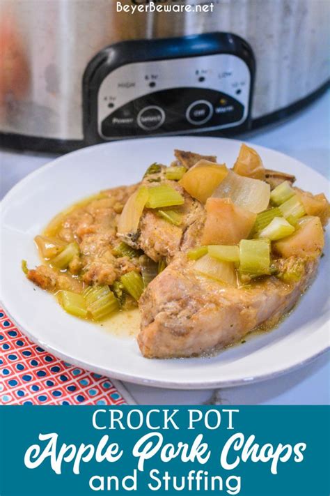 Crock Pot Apple Pork Chops Is A Flavorful Crock Pot Pork Chop Recipe
