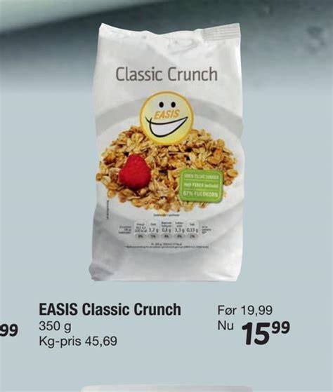 Easis Classic Crunch Tilbud Hos Fakta Tyskland