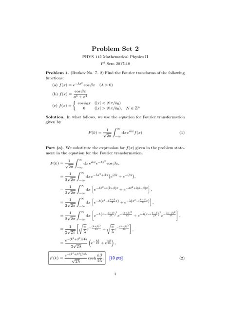 problem set 02 solution pdf pi trigonometric functions