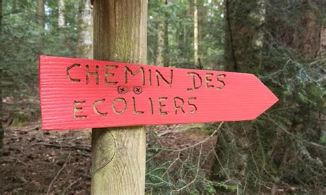 Balade sur le chemin des écoliers à Liézey