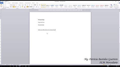Formatos Negrita Cursiva Y Subrayado YouTube