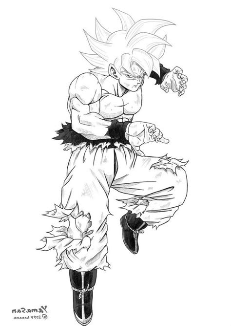 14 Meilleur De Coloriage Sangoku Ultra Instinct Photographie