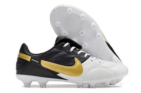 Nike Premier Iii Fg White Black Gold