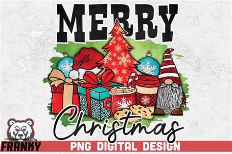 Merry Christmas PNG Christmas Sublimation Design 1611289