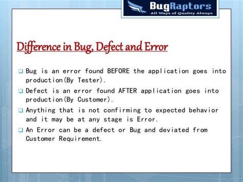 bug life cycle