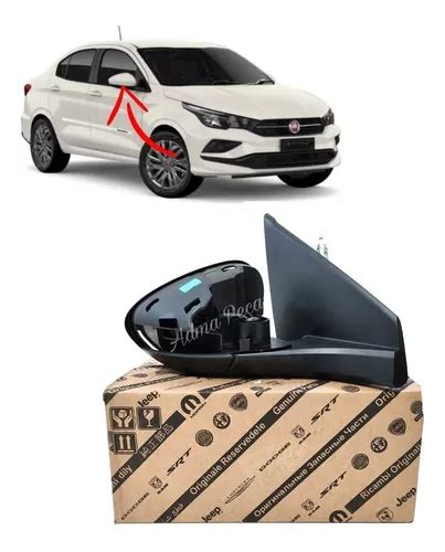 Retrovisor Fiat Cronos 2018 A 2023 Direito Manual Original