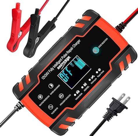 Amazon FOXSUR Automatic Smart Battery Charger Maintainer 12V 24V