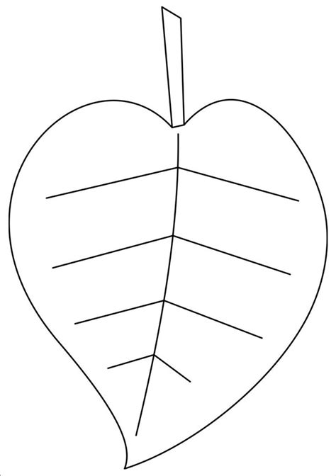 Template For Leaves Free Printable