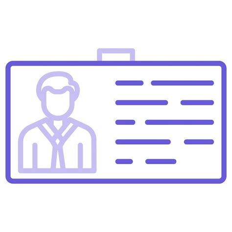 Premium Vector ID Card Vector Illustration