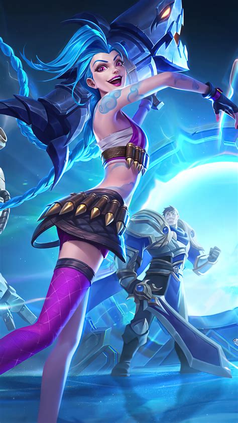 Lol Wild Rift Jinx Master Yi K E Wallpaper Pc Desktop