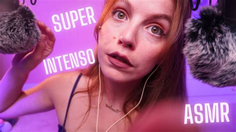 ASMR SUPER INTENSO DE OREJA A OREJA Fluffy Mics Cupped Whispers YouTube