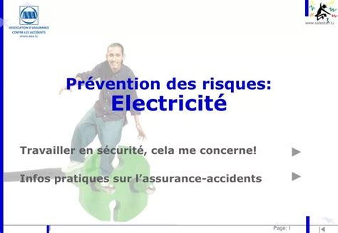 PPT Prévention des risques Electricité PowerPoint Presentation free