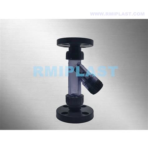 Plastic Clear PVC PP Pph UPVC CPVC Filter Flow Meter Sight Glass Level