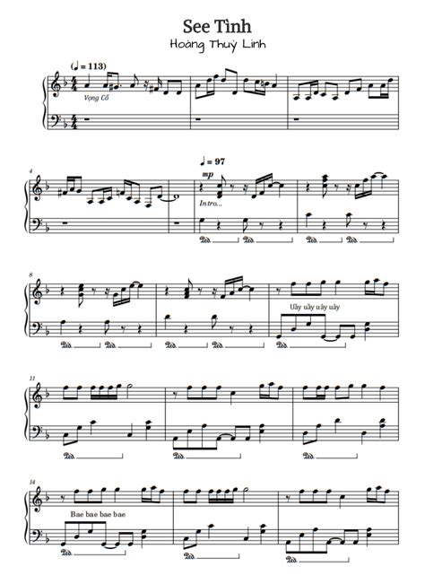 See T Nh Piano Sheet Ho Ng Thu Linh T I Sheet Nh C Free