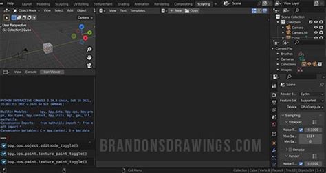Using Workspaces In Blender 3D Brandon S Drawings