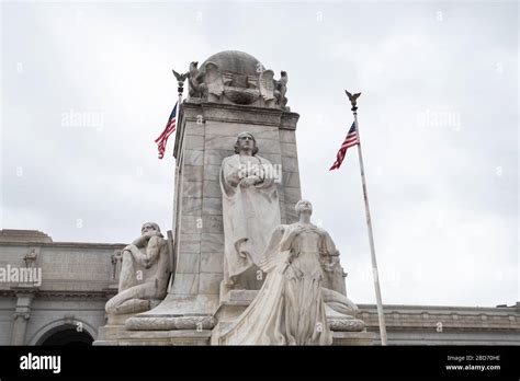 Statues In Washington Dc Stock Photo Alamy