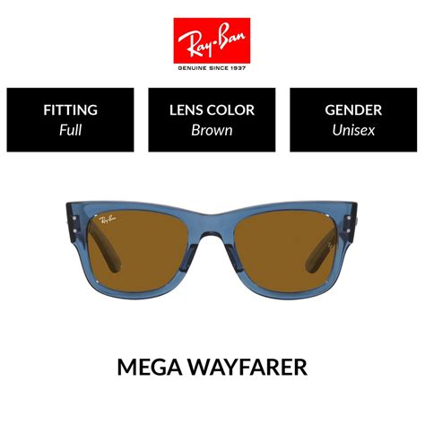 RAY BAN MEGA WAYFARER RB0840SF 668073 Sunglasses Rayban Th ThaiPick