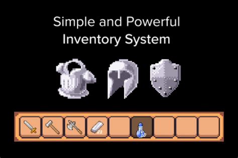 Simple And Powerful Inventory System GUI Tools Unity Asset Store