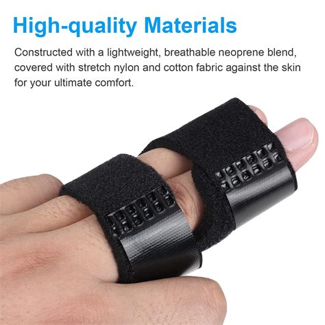 Buy Fracture 2 Fingers Splint Trigger Finger Adjustable Brace Metal