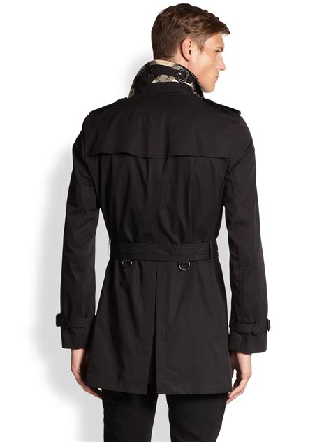 Lyst Burberry Brit Kensington Trenchcoat In Black For Men