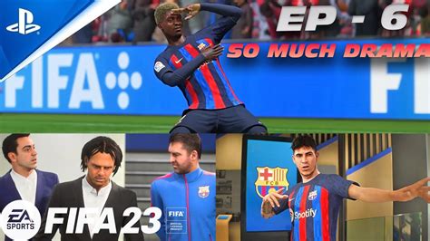 FIFA 23 FC BARCELONA Career Mode EP 6 Unexpected Events PS5