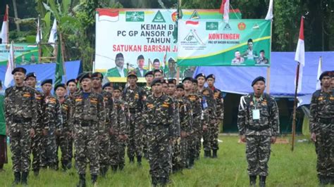 25 Ribu Banser Ikut Amankan Puncak 1 Abad NU Kolaborasi Dengan TNI Dan